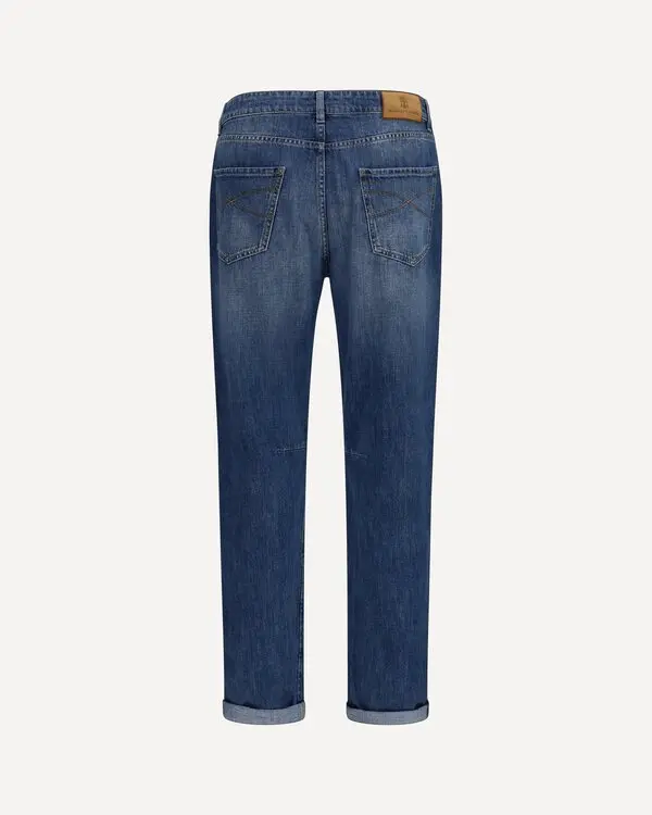 Brunello Cucinelli Straight Five-pocket Jeans In Cotton