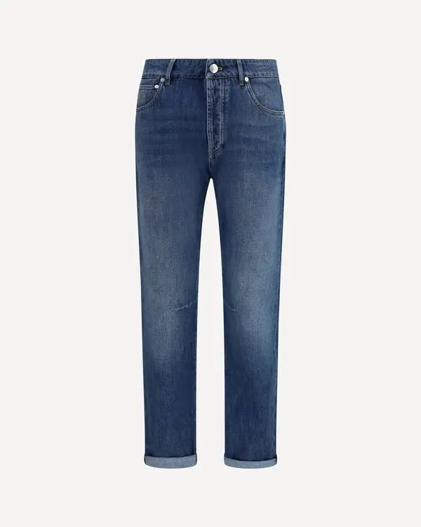 Brunello Cucinelli Straight Five-pocket Jeans In Cotton