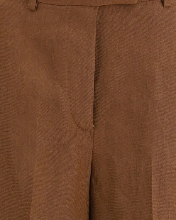 LARDINI Straight-leg Bermuda Shorts With Pleats In Twill