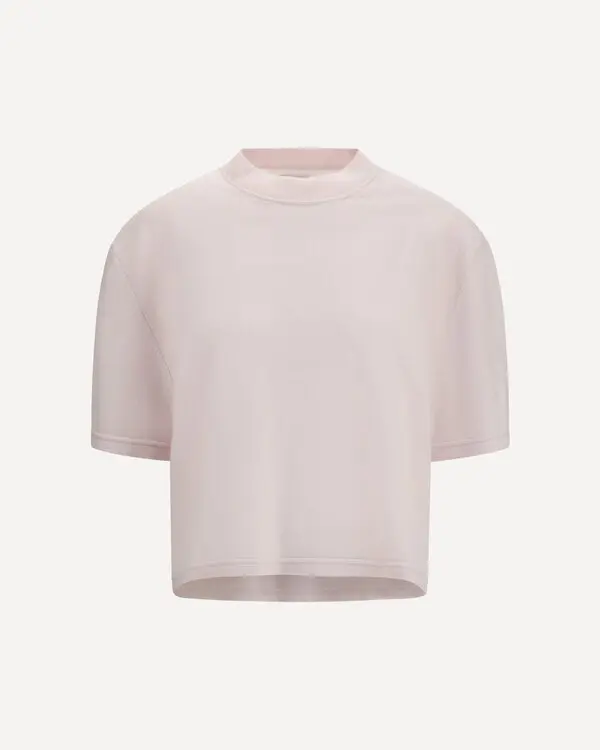 SA SU PHI Cropped T-shirt With Round Neckline