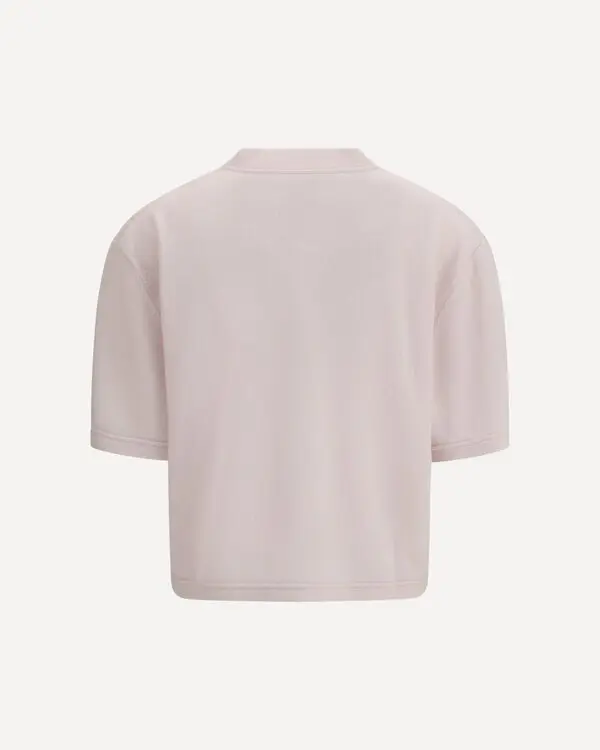SA SU PHI Cropped T-shirt With Round Neckline