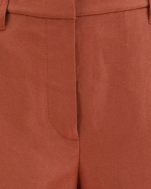 Brunello Cucinelli Wide-leg Linen Pants With Elastic Waistband