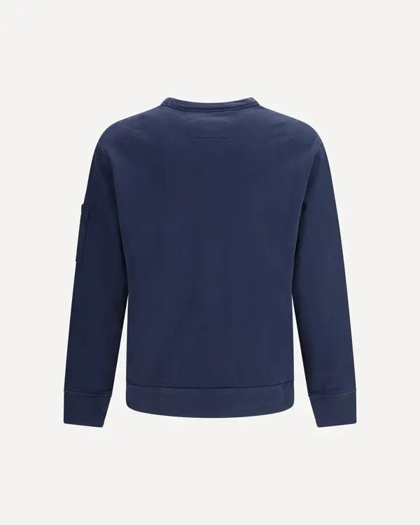 C.P. COMPANY Crewneck Sweatshirt With Sleeve Pocket