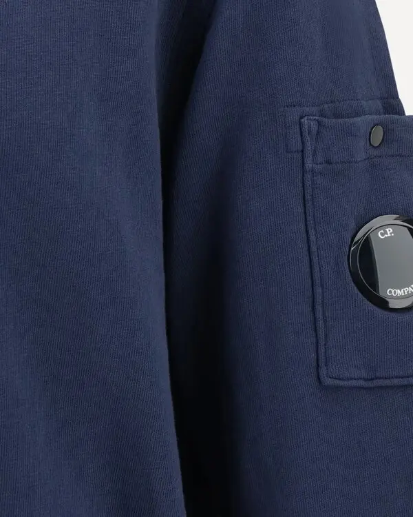 C.P. COMPANY Crewneck Sweatshirt With Sleeve Pocket