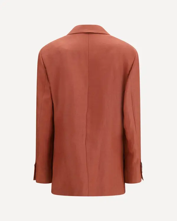 Brunello Cucinelli Single-breasted Linen Blazer