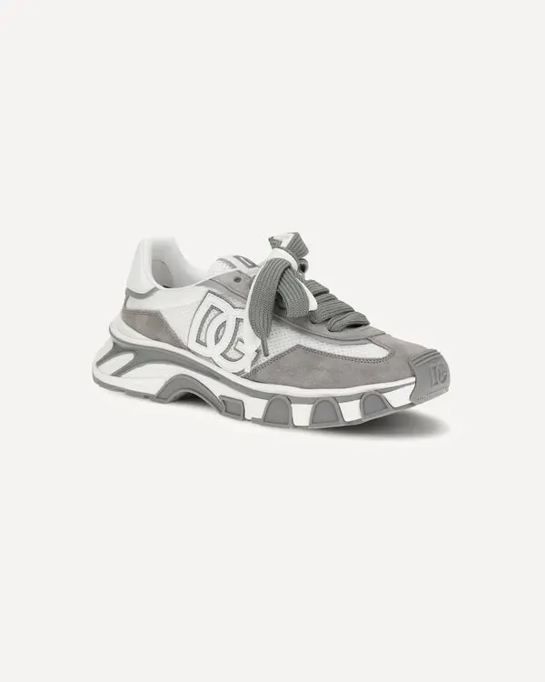 Dolce & Gabbana Leather And Mesh Dg Country Road Sneakers
