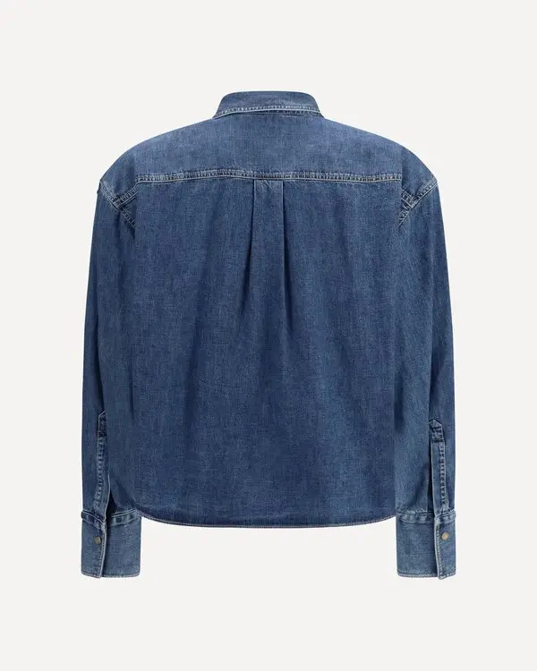 Brunello Cucinelli Denim Shirt With Jewel Details
