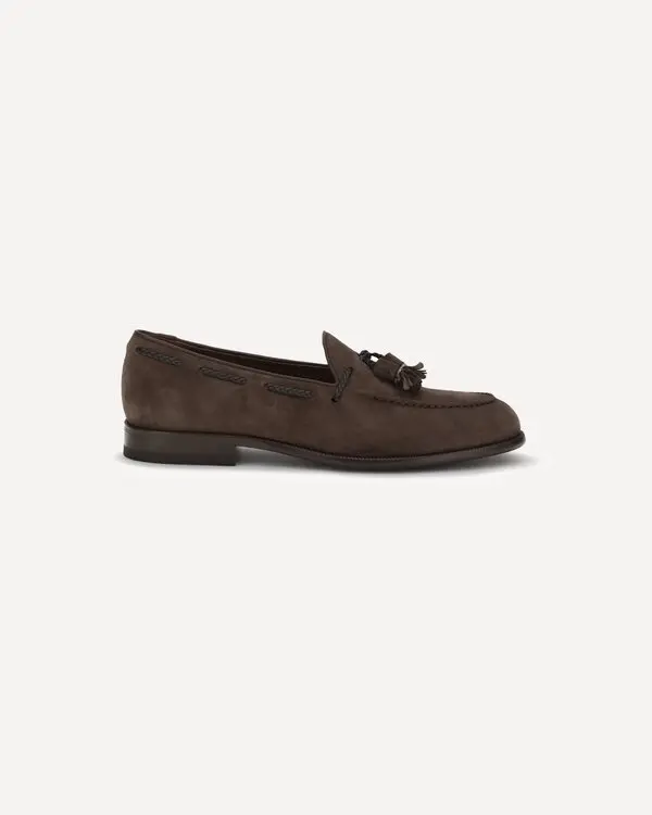 Fratelli Rossetti Suede Tassel Loafers