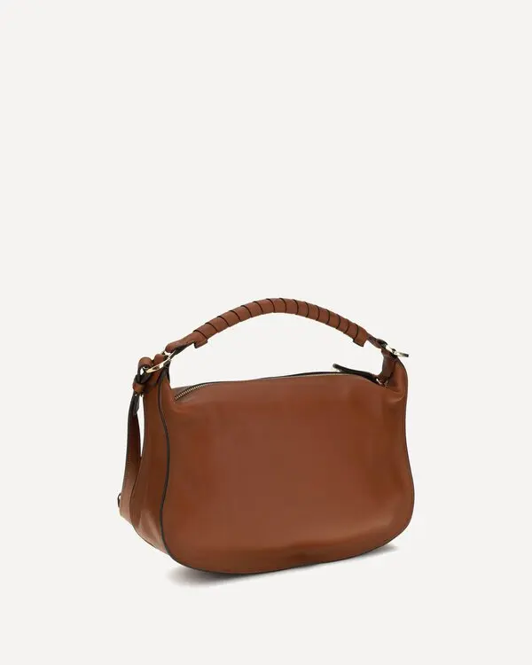 Chloé Marcie Small Shoulder Bag - Brown