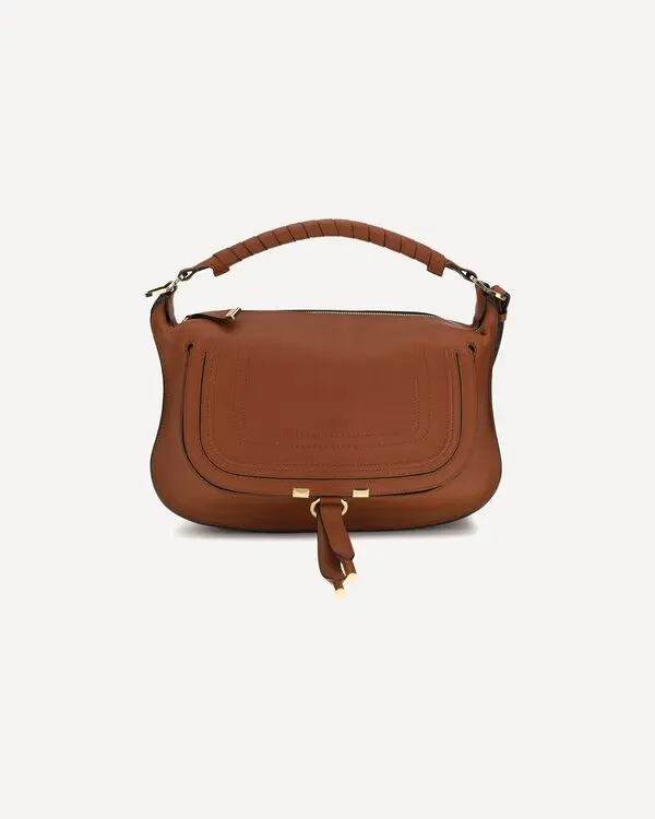 Chloé Marcie Small Shoulder Bag - Brown
