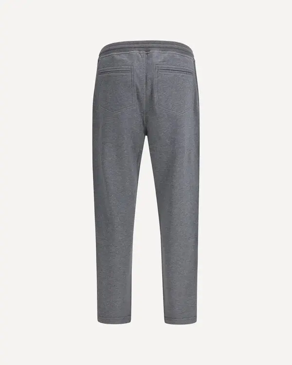 Brunello Cucinelli Straight Leg Pants In Stretch Cotton