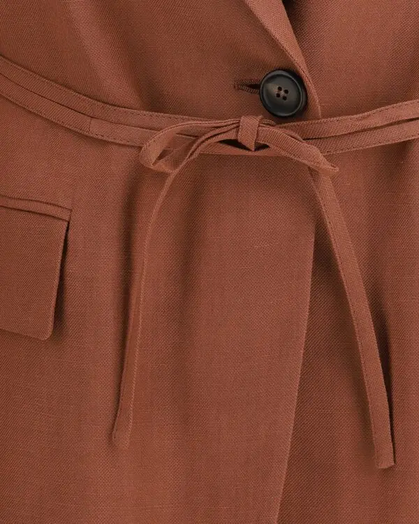 Brunello Cucinelli Monili-embellished Belted Blazer