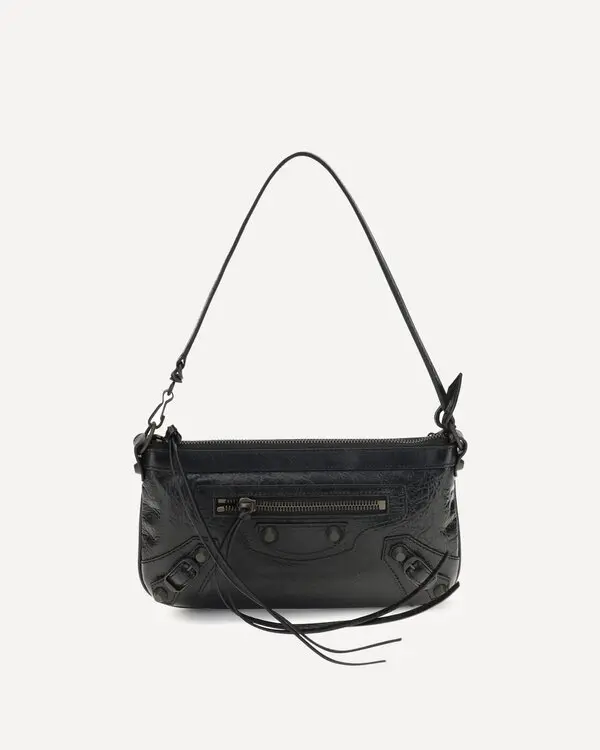 Balenciaga Le City Clutch Bag - Black