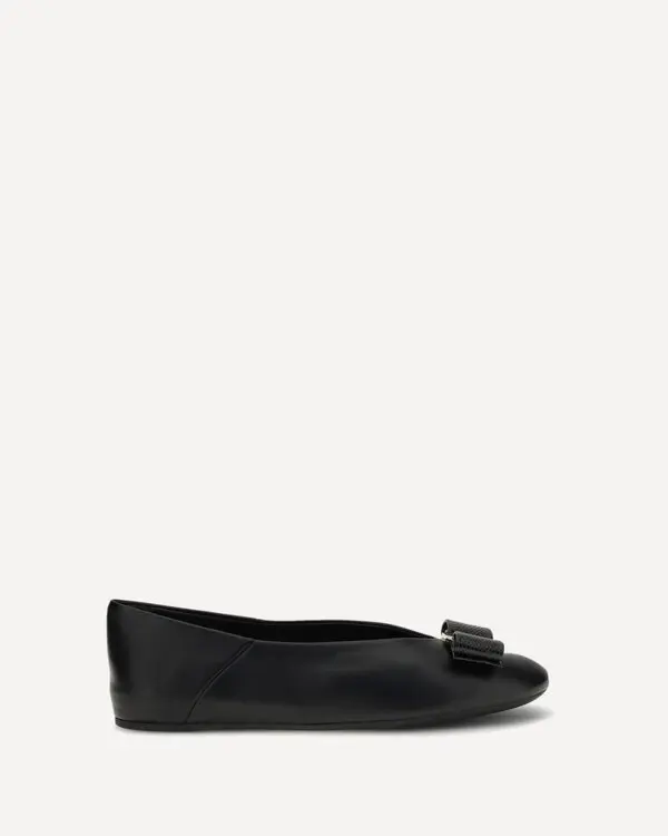 FERRAGAMO Vara Bow Ballerinas - Black