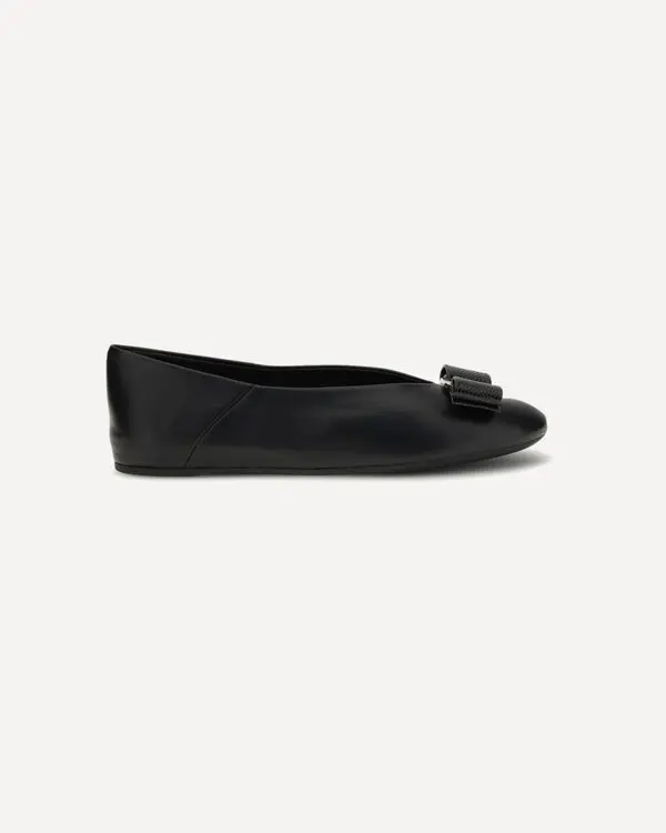 FERRAGAMO Vara Bow Ballerinas - Black