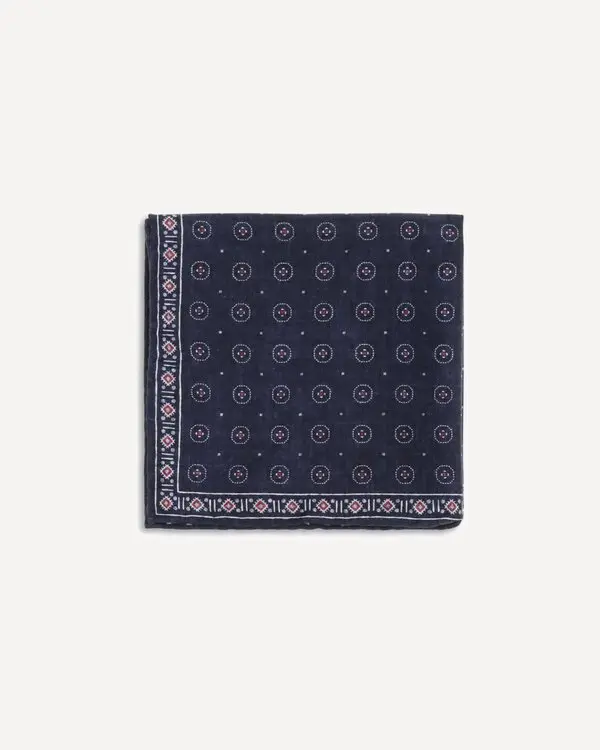 Brunello Cucinelli Ethnic-patterned Silk Pocket Square