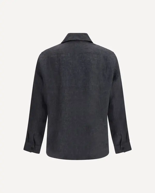 Brunello Cucinelli Easy Fit Inen Shirt Mae