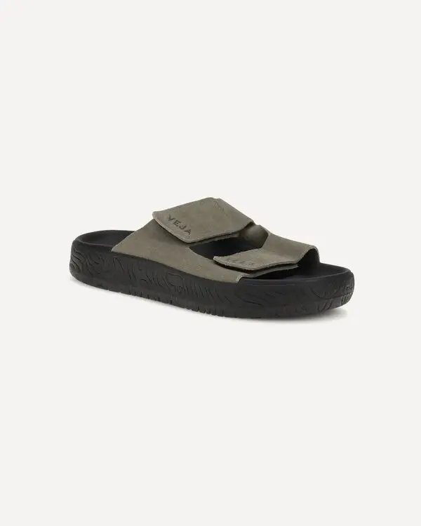 VEJA Etna Suede Sandals - Khaki