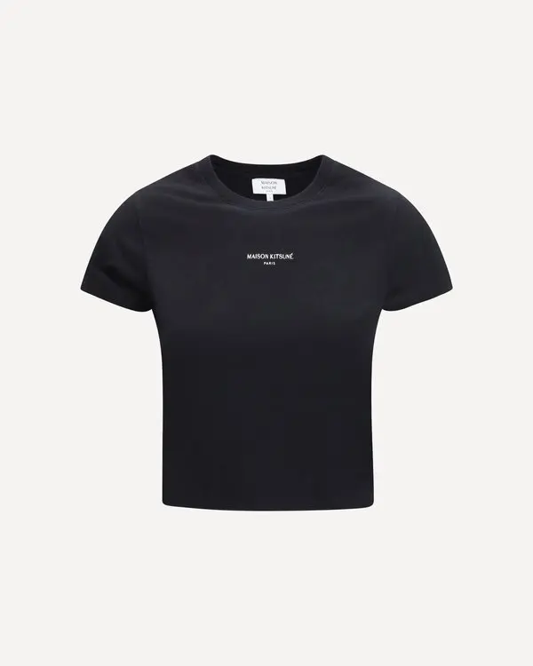 Maison Kitsuné Paris Baby Cropped T-shirt