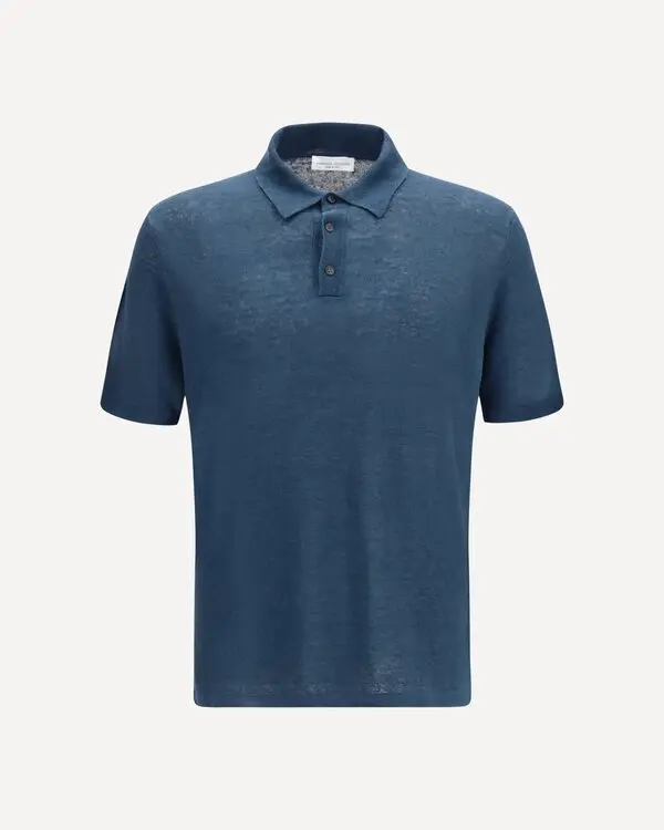 ROBERTO COLLINA Linen Polo
