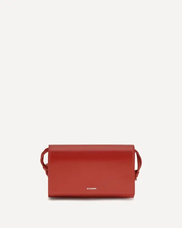 JIL SANDER Tangle Crossbody Wallet - Black