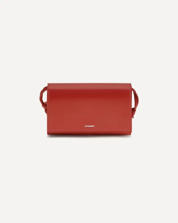 JIL SANDER Tangle Crossbody Wallet - Black
