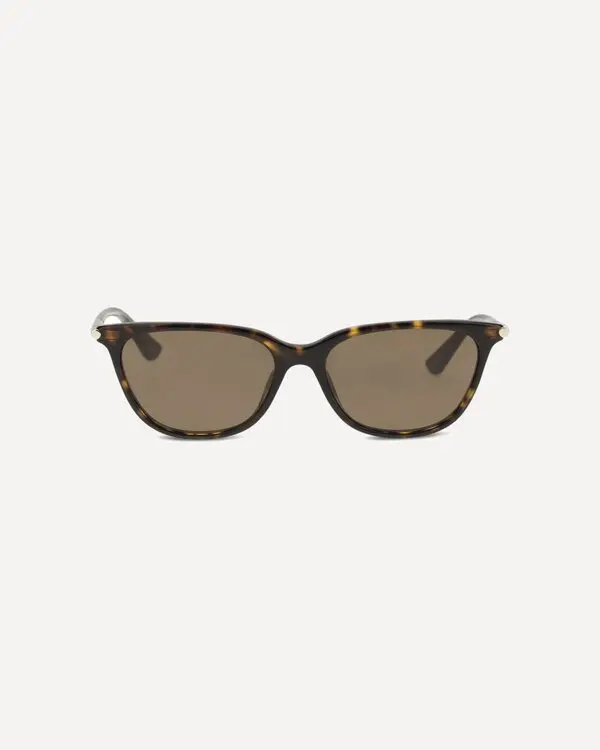 Alexander McQueen Cat-eye Sunglasses With Tortoiseshell Acetate - Brown