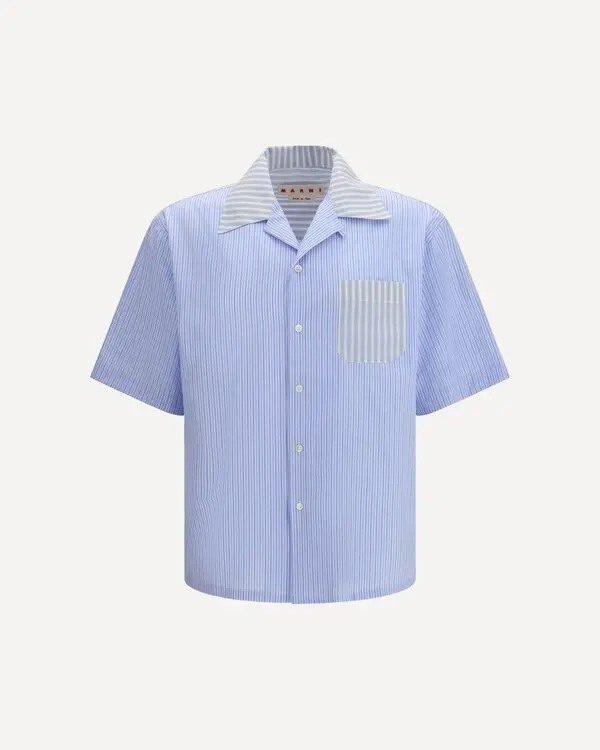 Marni Striped-pattern Shirt Shirt - Blue