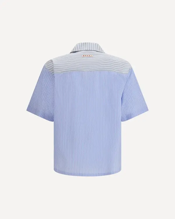 Marni Striped-pattern Shirt Shirt - Blue