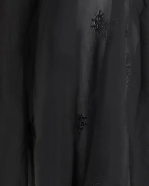 Our Legacy Petti Skirt Noir Bloom Ethereal Veil