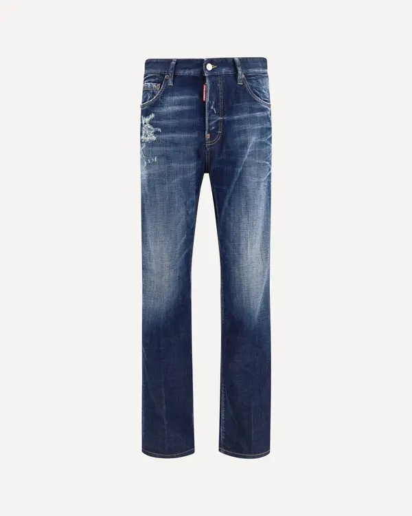 Dsquared2 642 Straight Leg Jeans - Blue