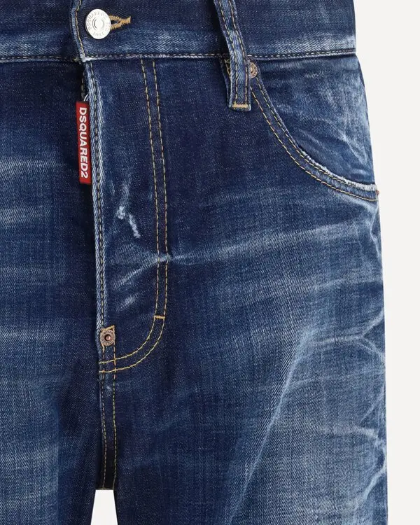 Dsquared2 642 Straight Leg Jeans - Blue