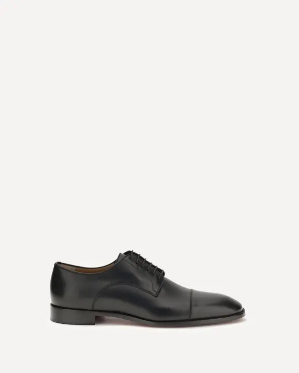 CHRISTIAN LOUBOUTIN Greggo Leather Oxford Lace-up Shoes - Black