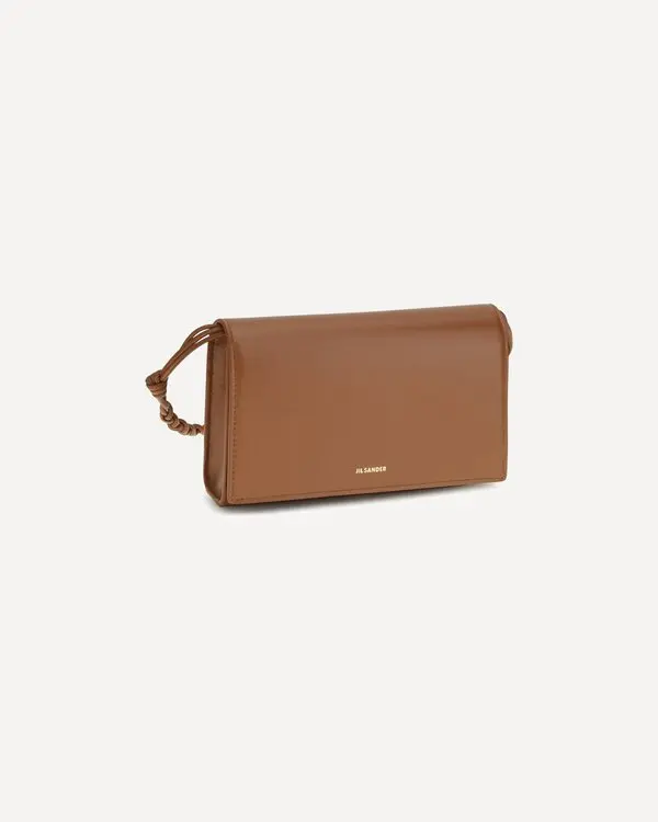 JIL SANDER Tangle Wallet With Shoulder Strap