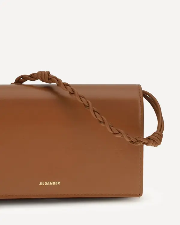 JIL SANDER Tangle Wallet With Shoulder Strap