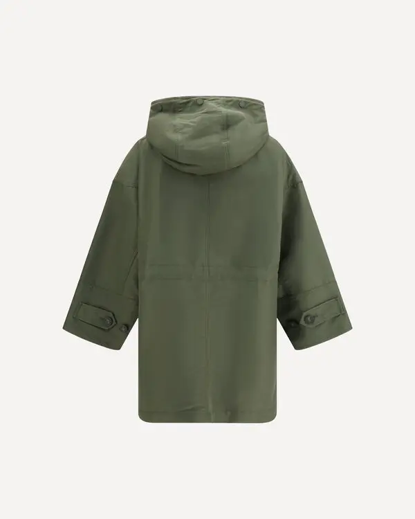 Max Mara Water-repellent Canvas Midi Parka
