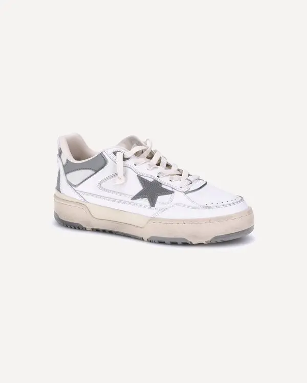 GOLDEN GOOSE Forty2 Lace Up Sneakers - Grey