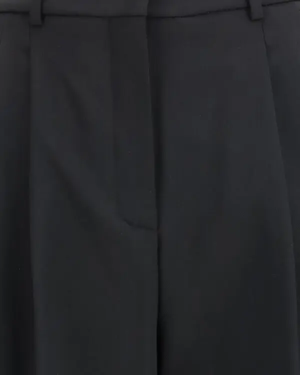 Max Mara Wide-leg Pleated Gabardine Trousers
