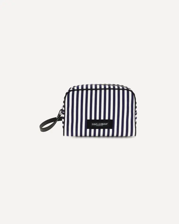 Dolce & Gabbana Striped Poplin Handbag