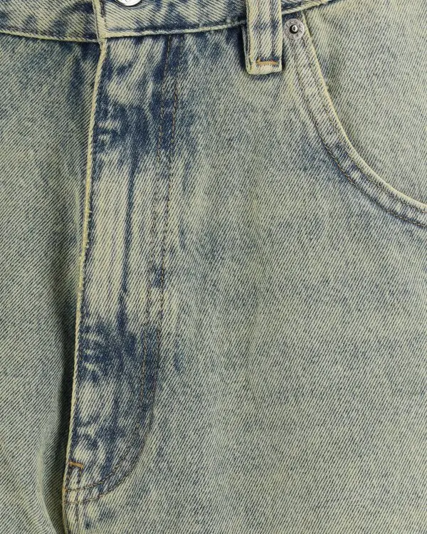 SUNFLOWER Super Wide Denim Bermuda Shorts