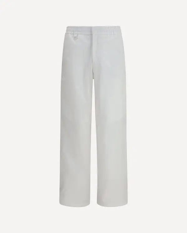 Herno Straight Leg Pants In Tech Cotton Twill