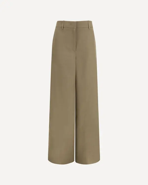 Giorgio Armani Wide Leg Linen Pants