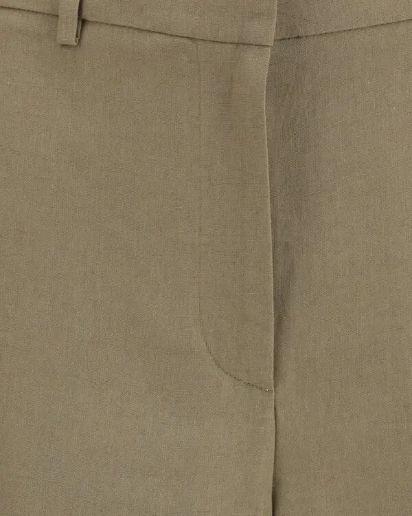 Giorgio Armani Wide Leg Linen Pants