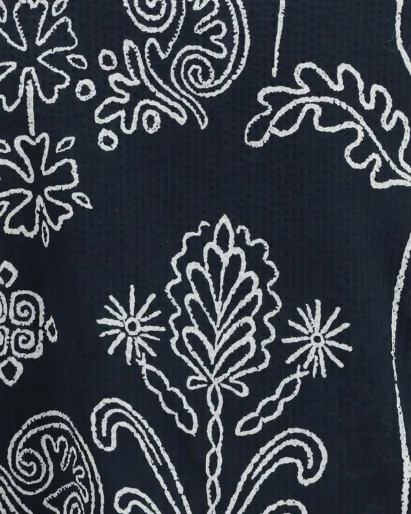 Giorgio Armani Cotton T-shirt With All Over Pattern Ale