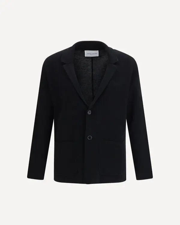ROBERTO COLLINA Knit Jacket With Lapels