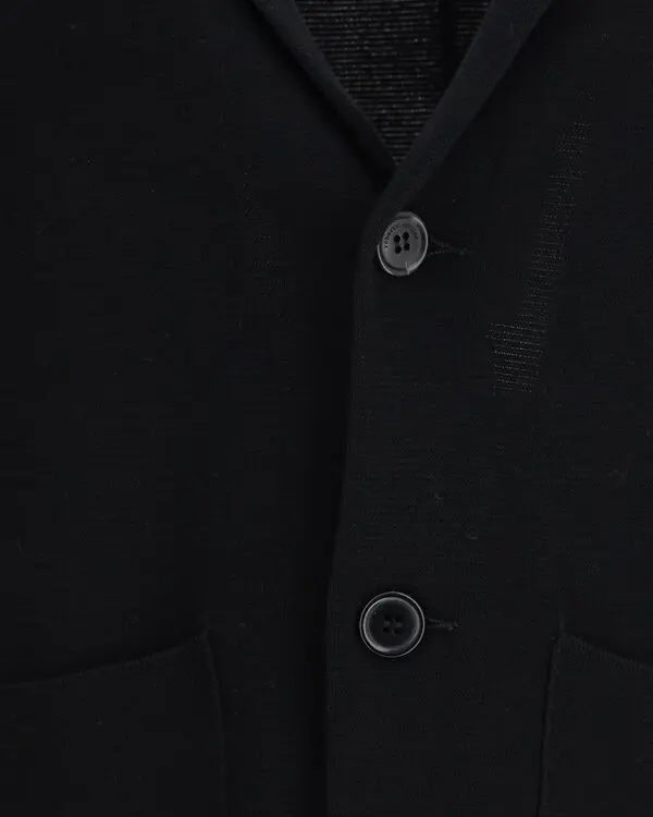 ROBERTO COLLINA Knit Jacket With Lapels