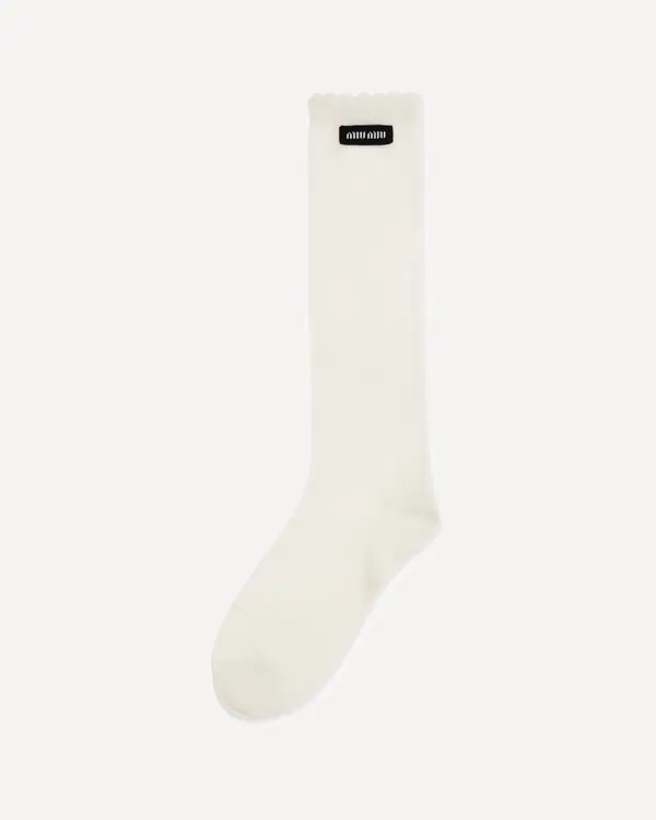Miu Miu Cotton Pointelle Socks