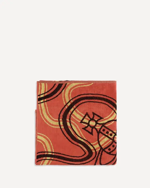 VIVIENNE WESTWOOD Cotton Beach Towel - Red