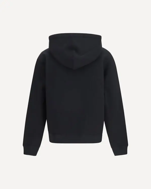 JIL SANDER Cotton Logo Detail Hoodie