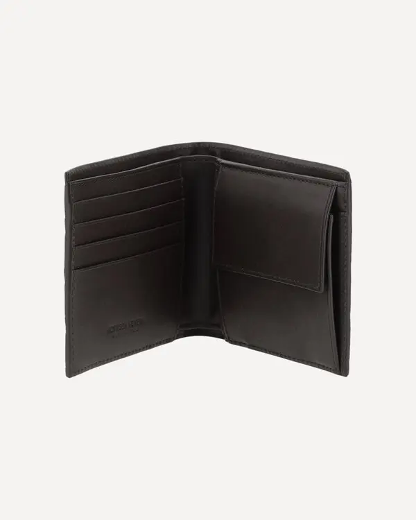Bottega Veneta Bifold Leather Intrecciato Wallet